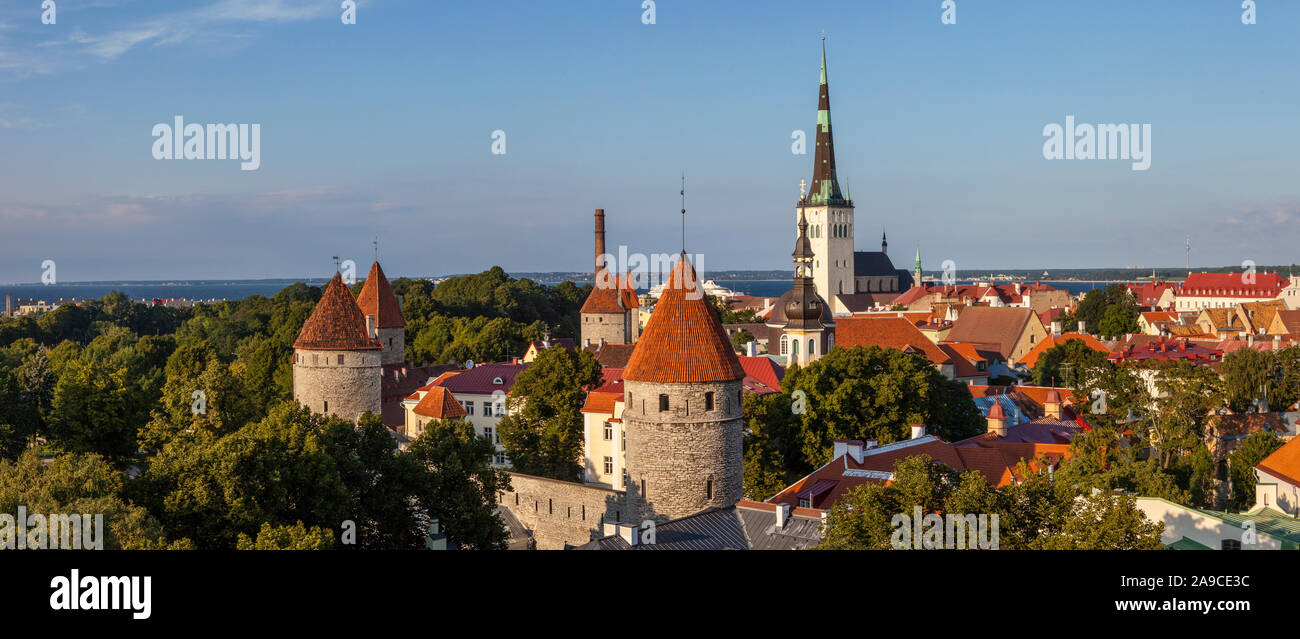 The stunning panoramic views from Toompea Hill looking over the ...