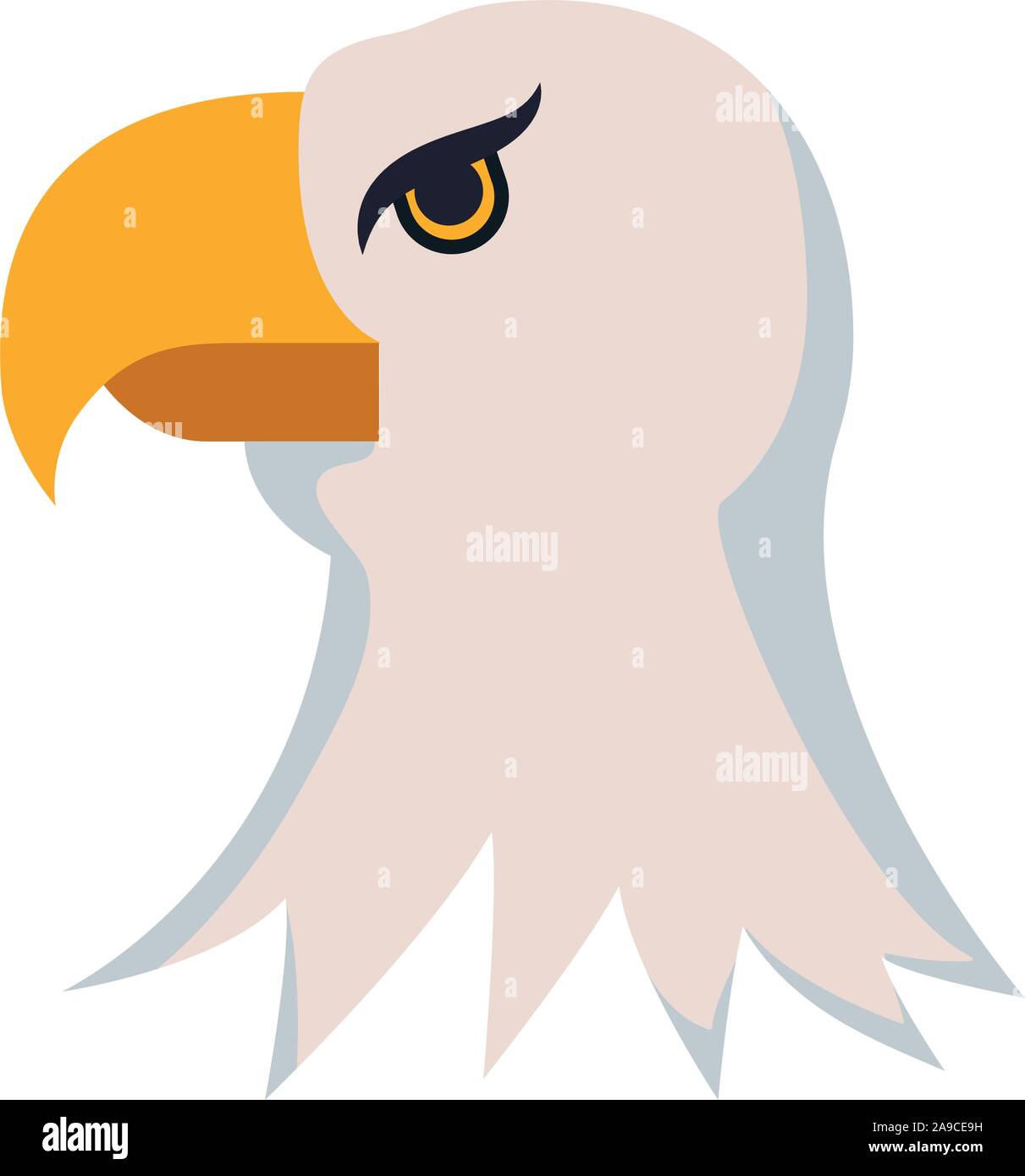 Isolated eagle bird vector design Stock Vector Image & Art - Alamy
