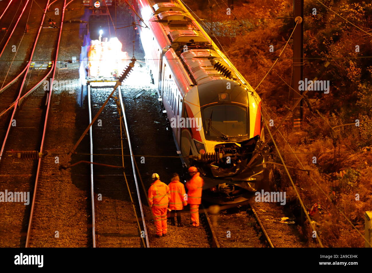 Azuma train derailed hi-res stock photography and images - Alamy