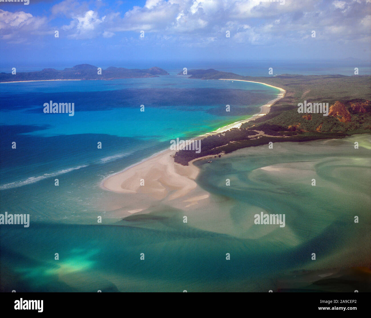 Cook Inlet tidal patterns, great Barrier Reef Marine Park, Queensland ...