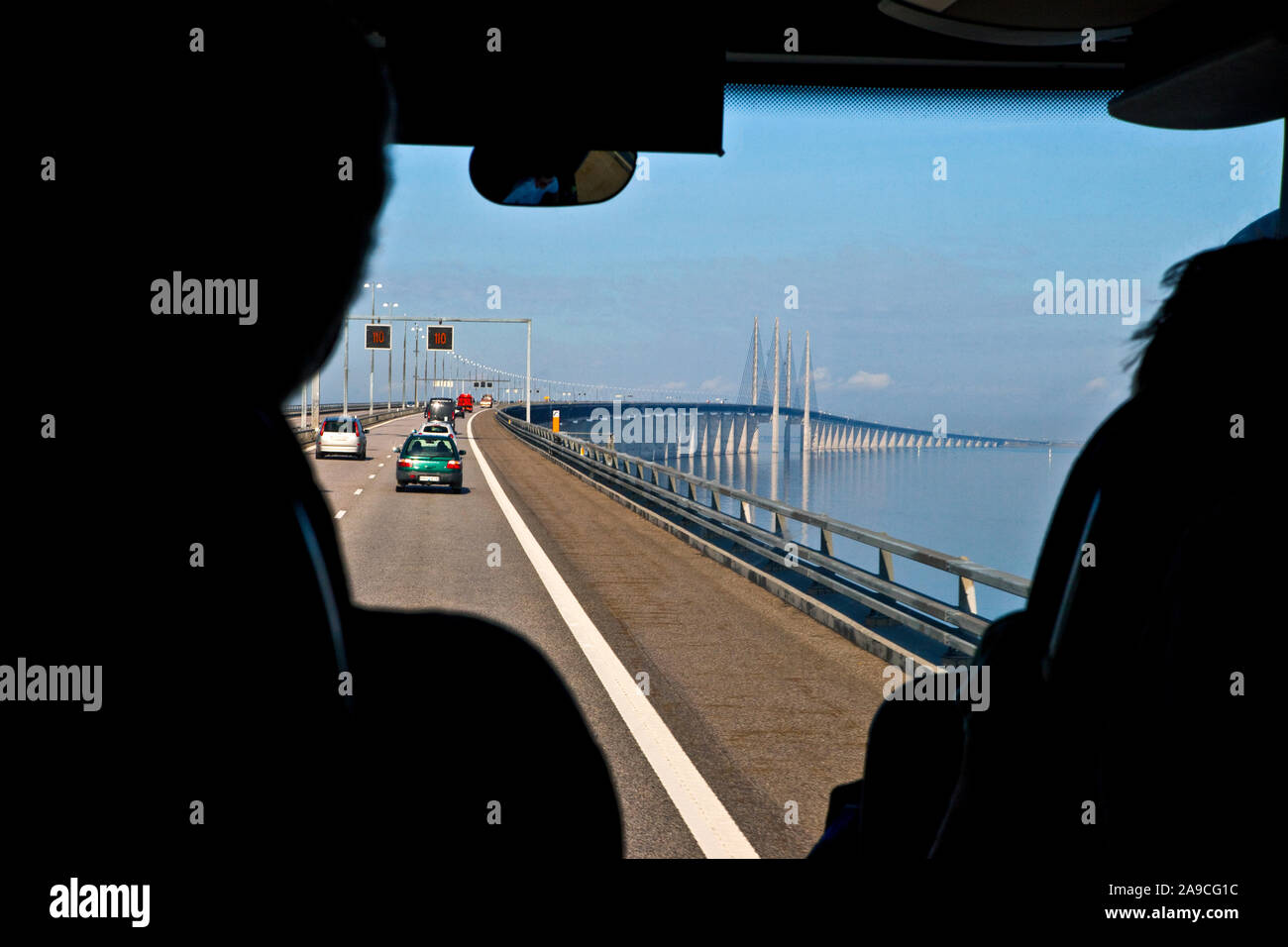 Malmo, Sweden - August 23rd 2011: About the cross over the Oresund ...