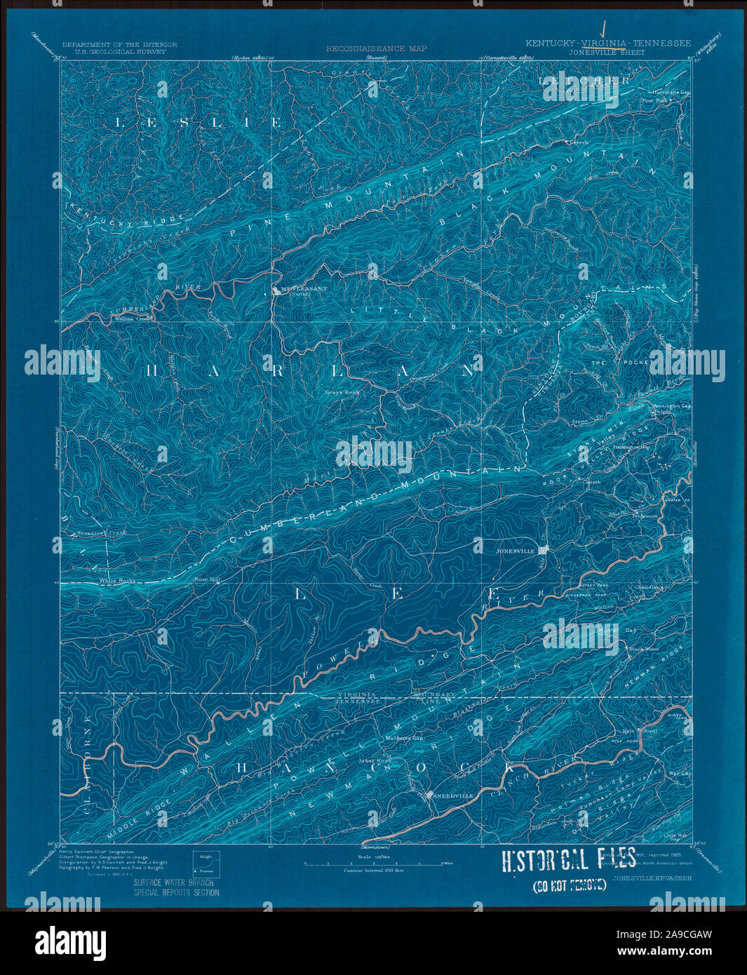 Map of jonesville hi-res stock photography and images - Alamy