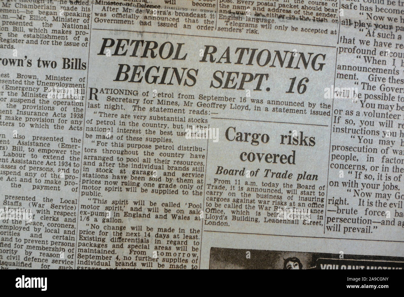 Rationing uk hi-res stock photography and images - Alamy