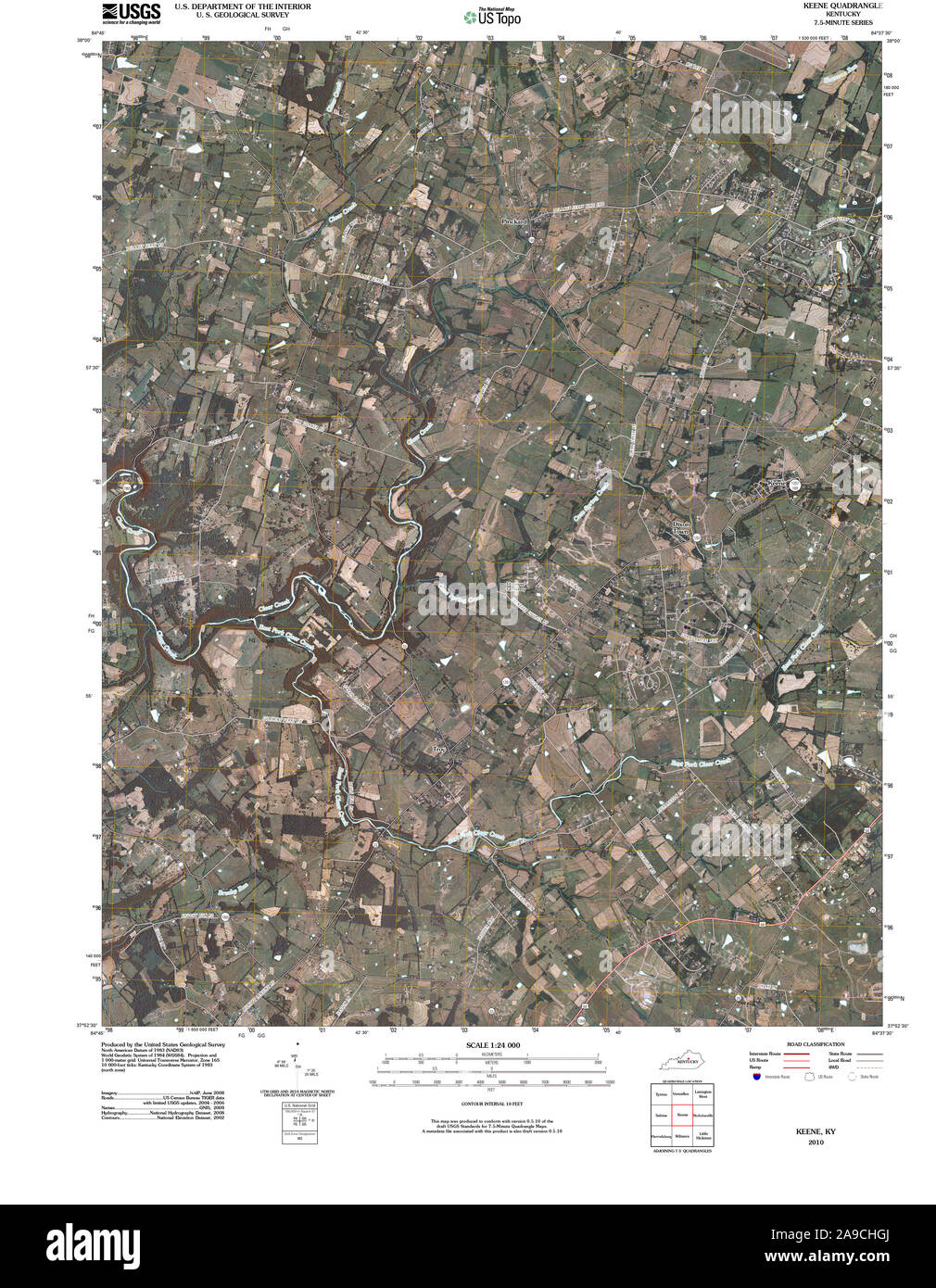 Map of keene hi-res stock photography and images - Alamy