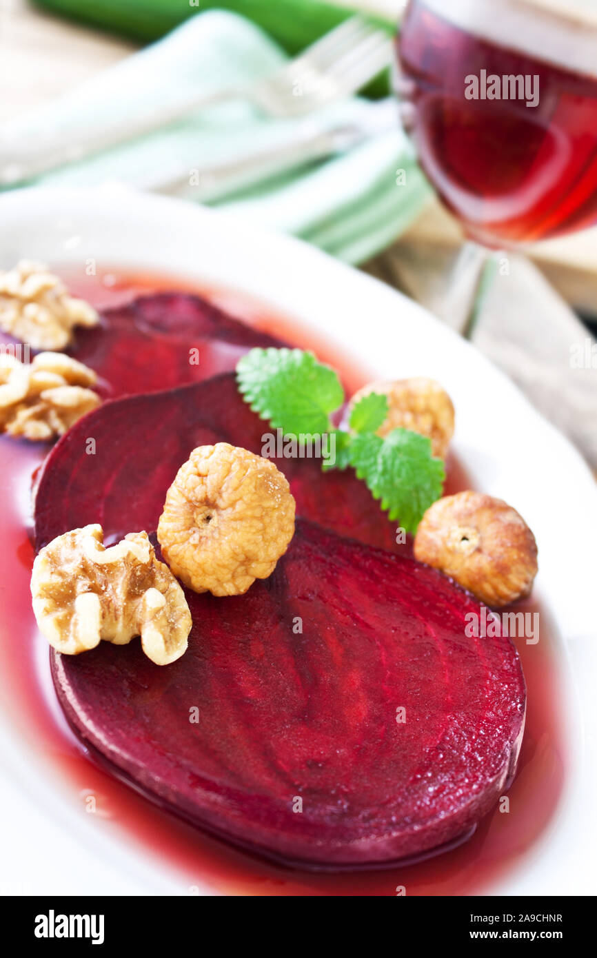 Red beet carpaccio hi-res stock photography and images - Alamy