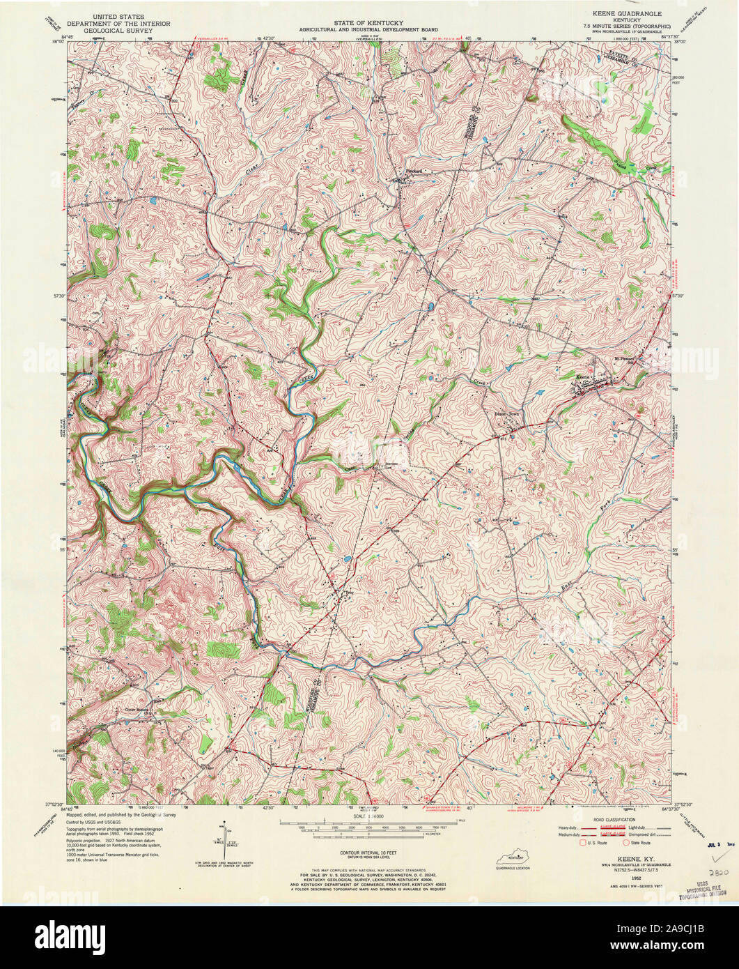 Map of keene hi-res stock photography and images - Alamy