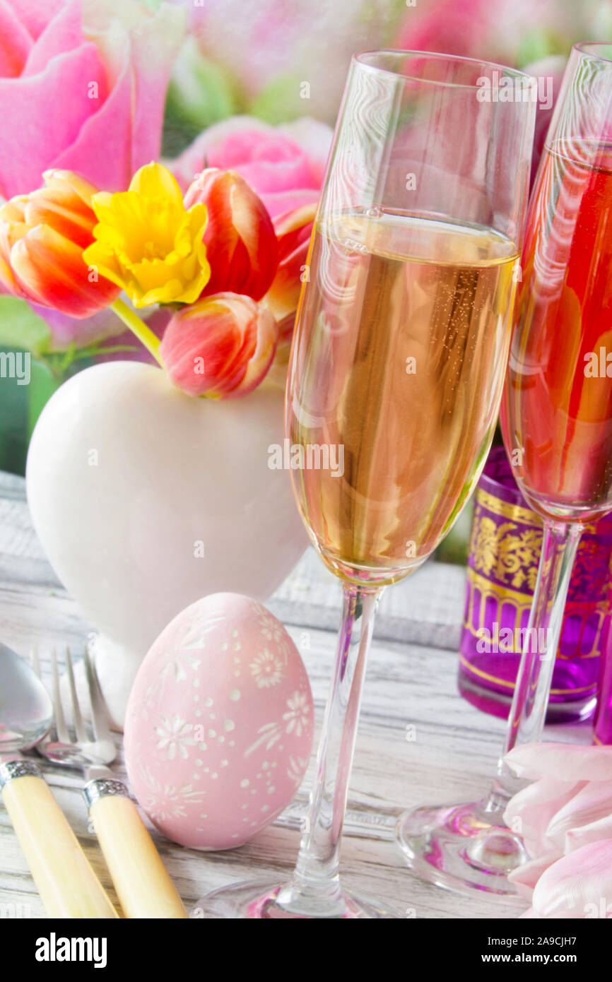 Eggs and champagne hi-res stock photography and images - Alamy