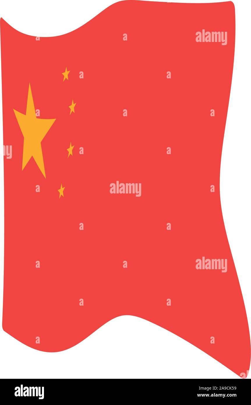 Isolated chinese flag vector design Stock Vector Image & Art - Alamy