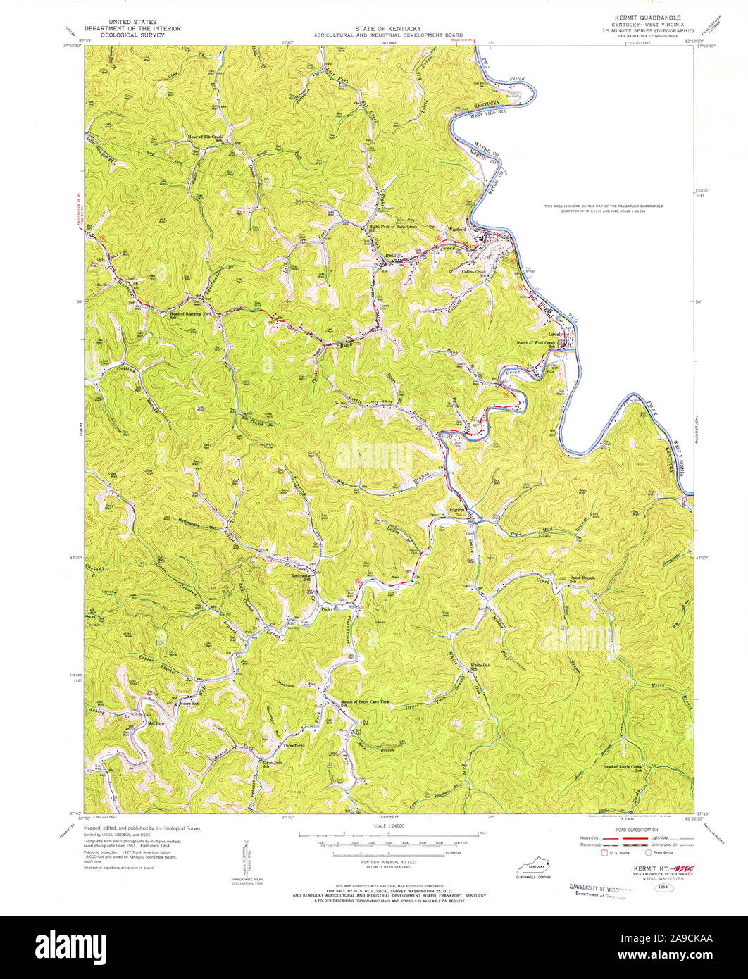 Kermit map hi-res stock photography and images - Alamy