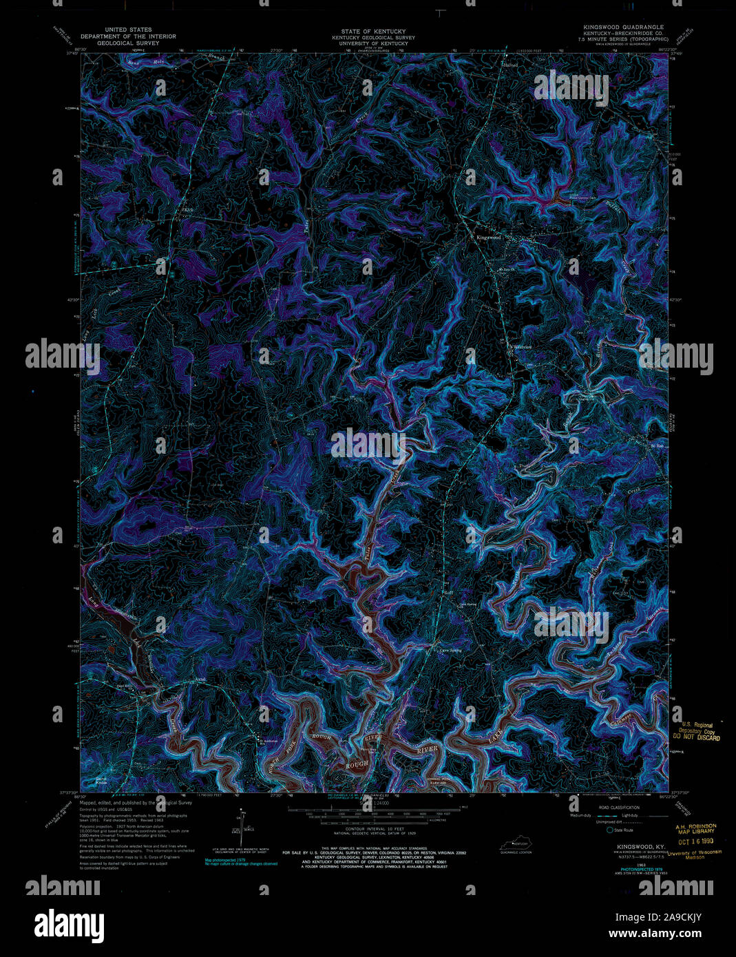 Kingswood map hi-res stock photography and images - Alamy