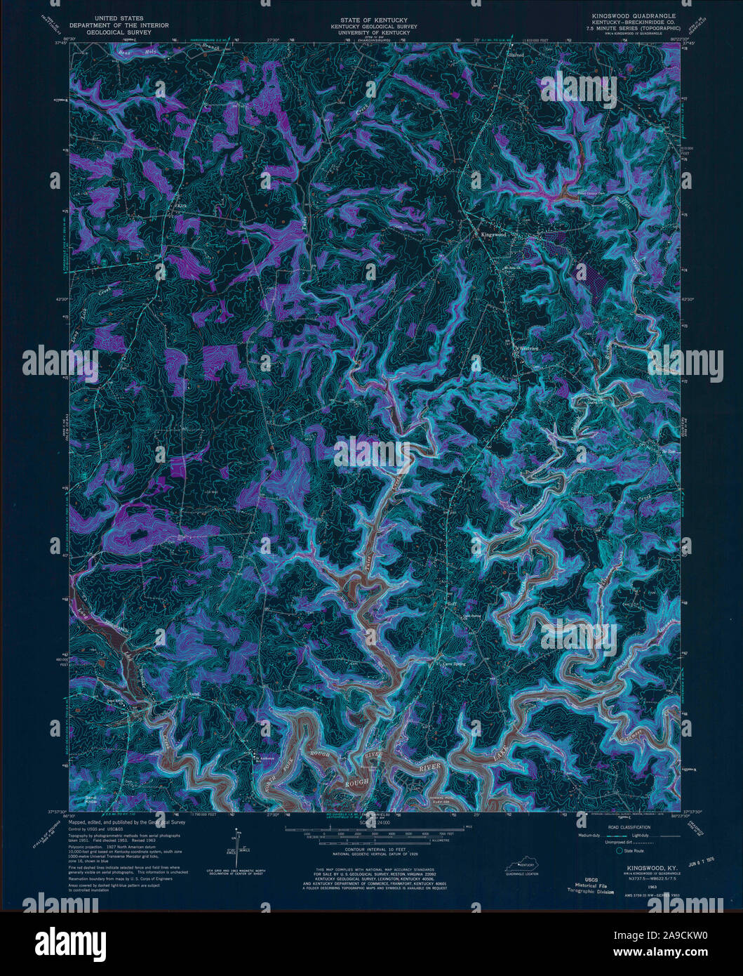 Kingswood map hi-res stock photography and images - Alamy