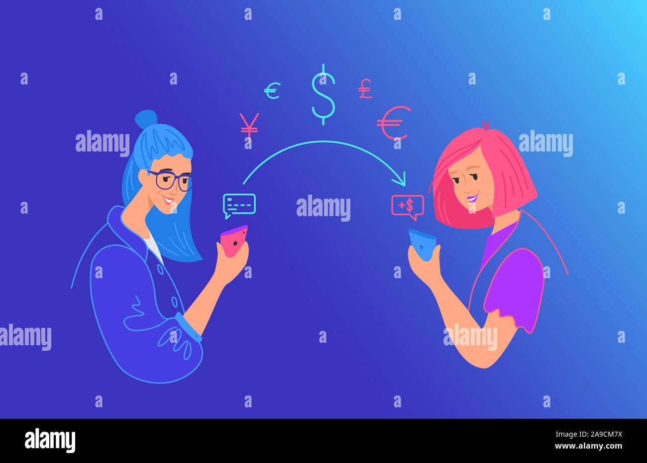 Teenager smart phone Stock Vector Images - Alamy