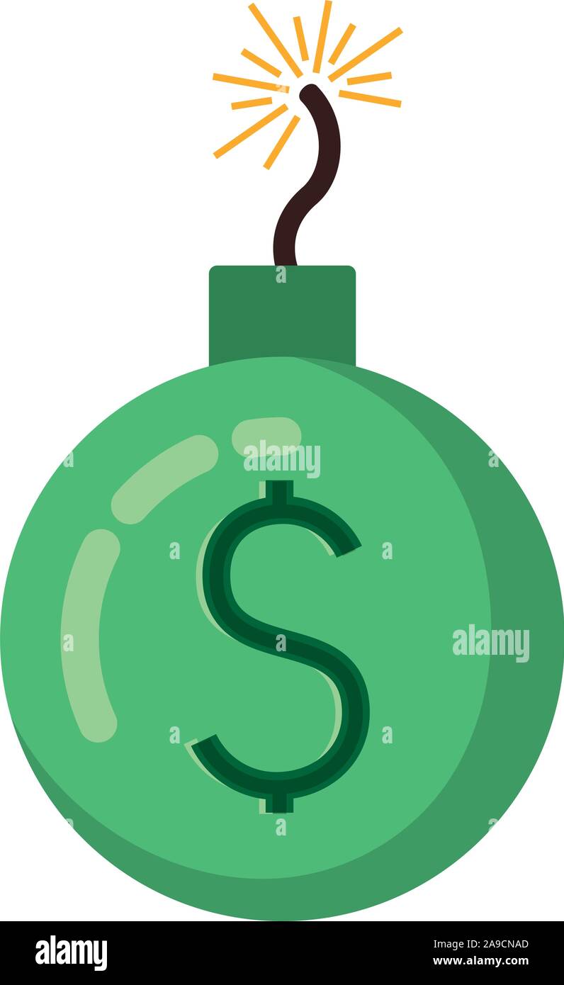 Isolated money bomb icon vector design Stock Vector Image & Art - Alamy
