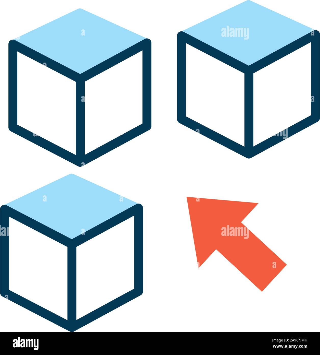 Flow blocks Cut Out Stock Images & Pictures - Alamy