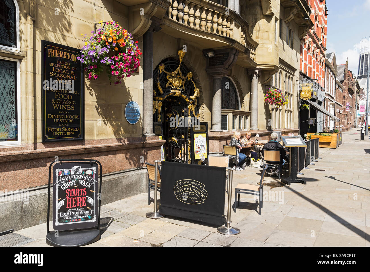 Philharmonic Dining Rooms, a grade 2 listed Liverpool public house ...