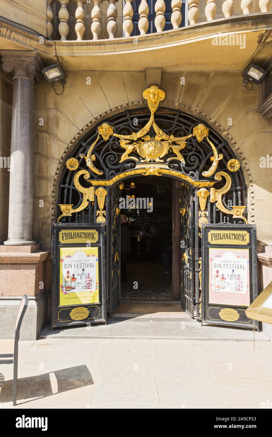 Philharmonic Dining Rooms, a grade 2 listed Liverpool public house ...