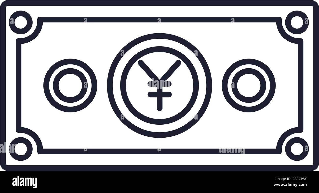 Isolated chinese yuan bill vector design Stock Vector Image & Art - Alamy