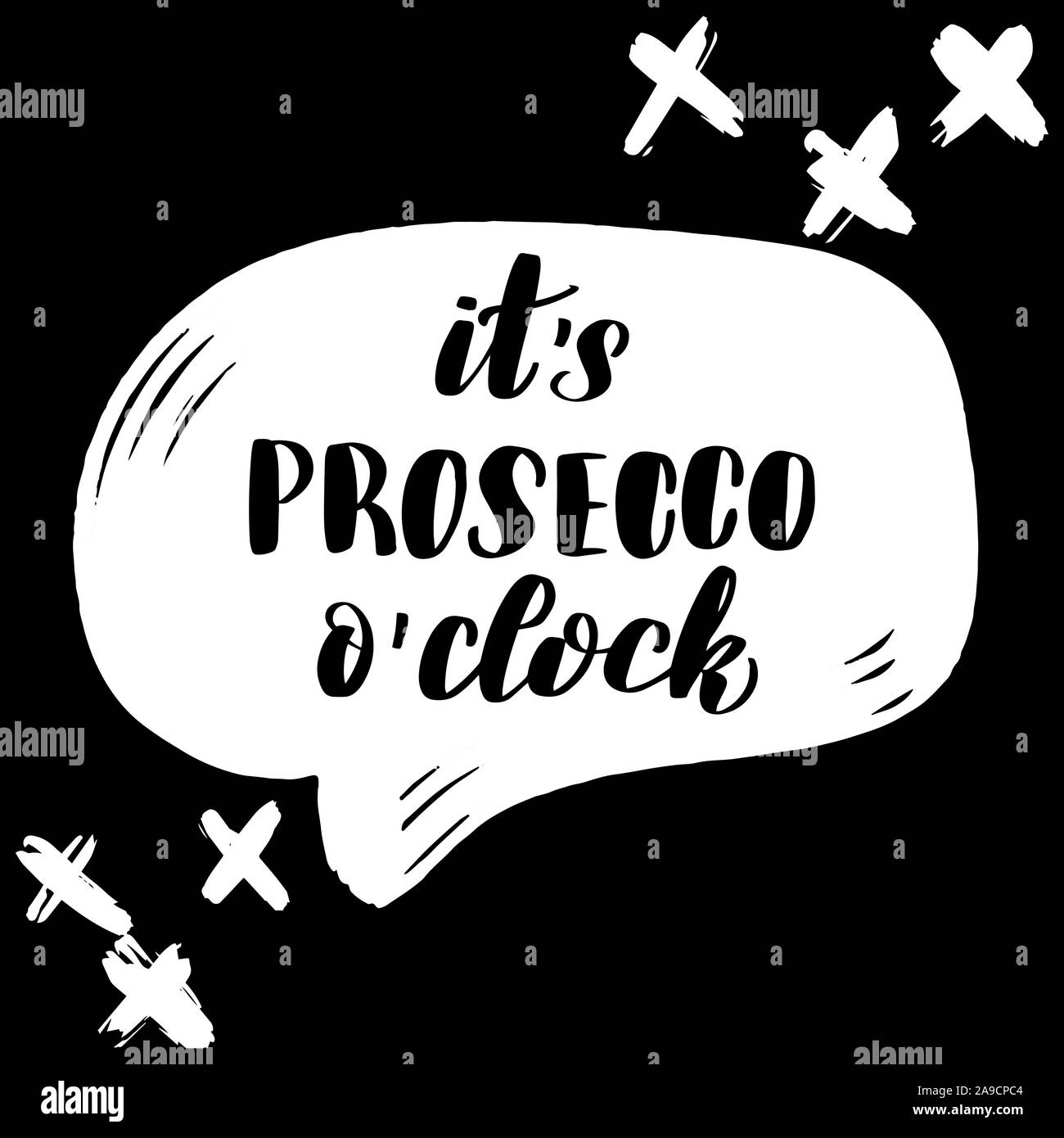 Hand drawing ink lettering vector art, modern brush calligraphy poster ...