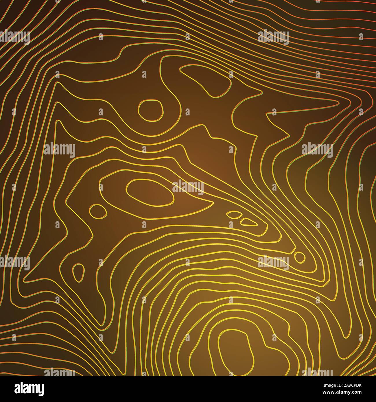 Topographic map colorful abstract background with contour lines Stock ...