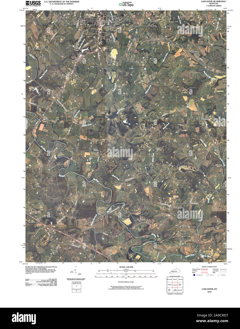 Map Of Lancaster High Resolution Stock Photography and Images - Alamy