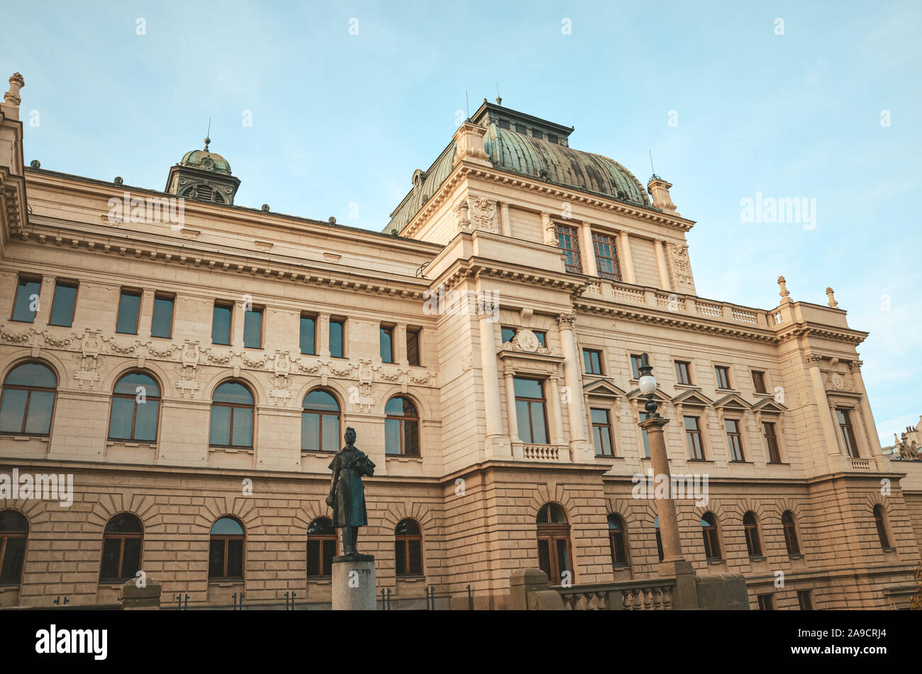 Pilsen, Czech Republic - Oct 28, 2018: The building of the J.K. Tyl ...