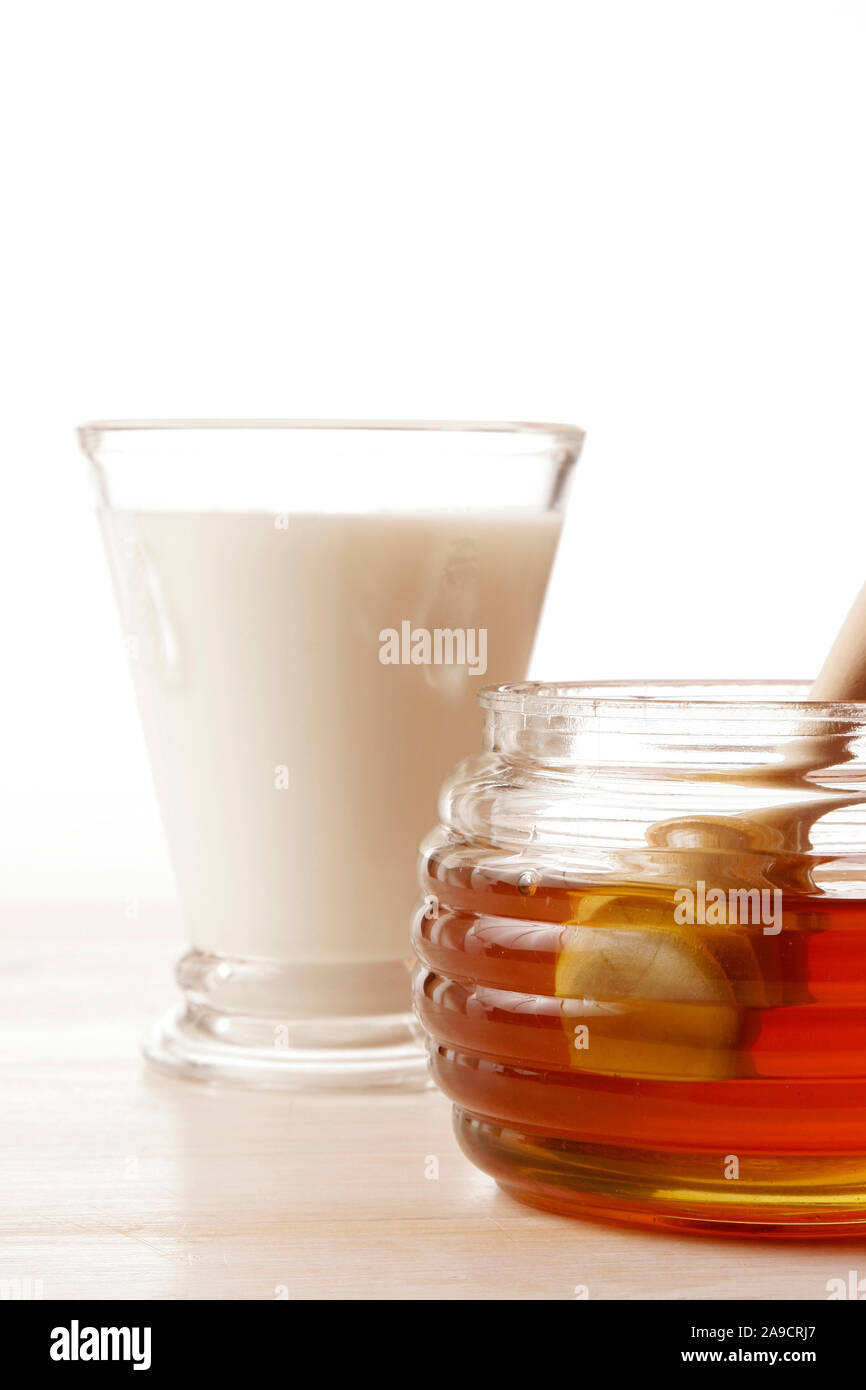 Nutrition, Health, Healthy Food, Dairy Products, Hot Milk with Honey ...