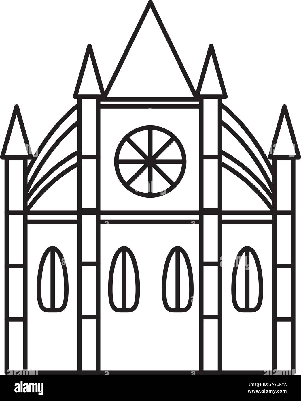 Castle wall windows Cut Out Stock Images & Pictures - Alamy