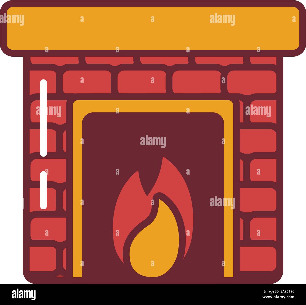 House chimney icon vector design Stock Vector Image & Art - Alamy