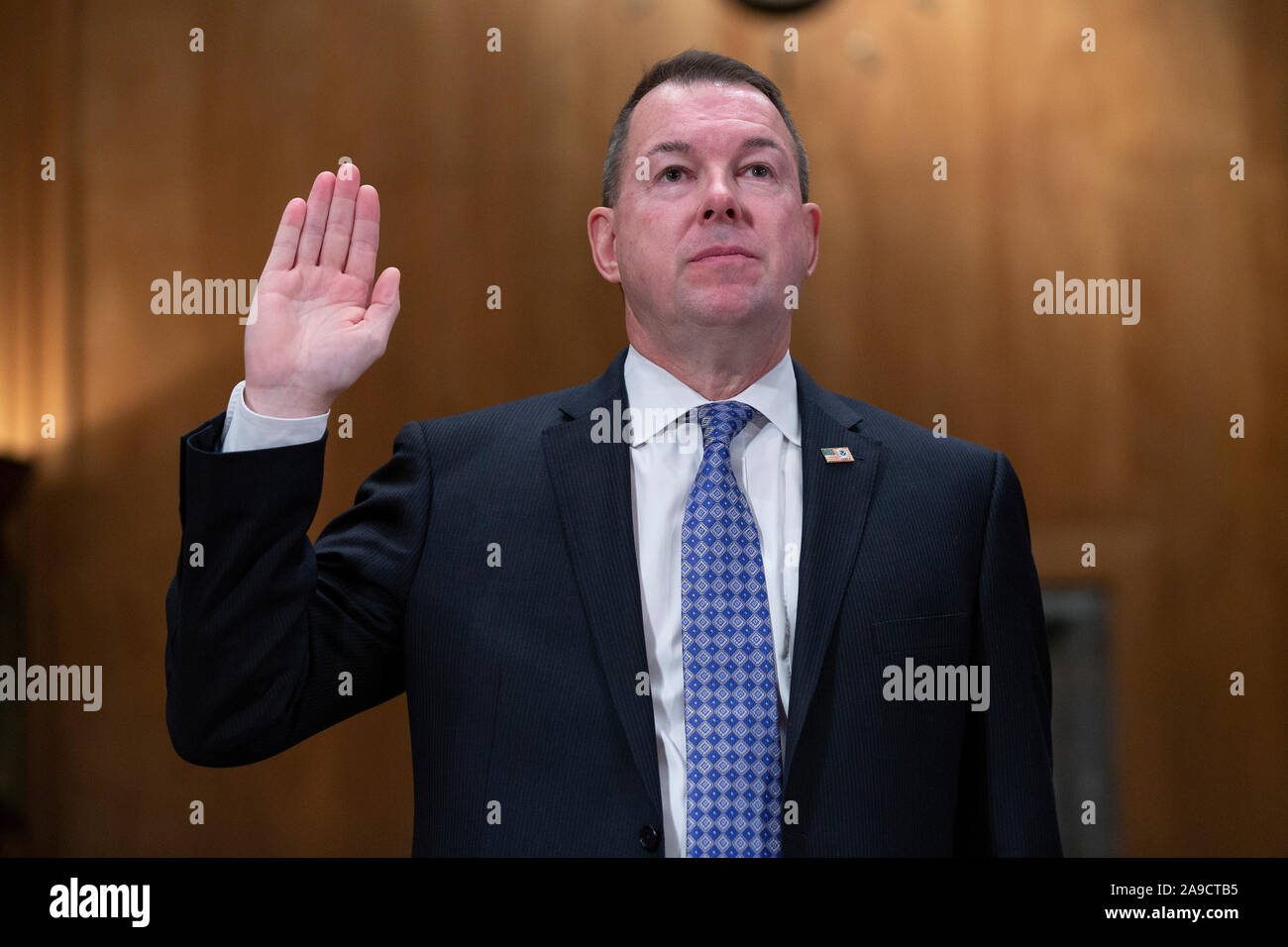 Washington, United States Of America. 14th Nov, 2019. Peter Gaynor is ...