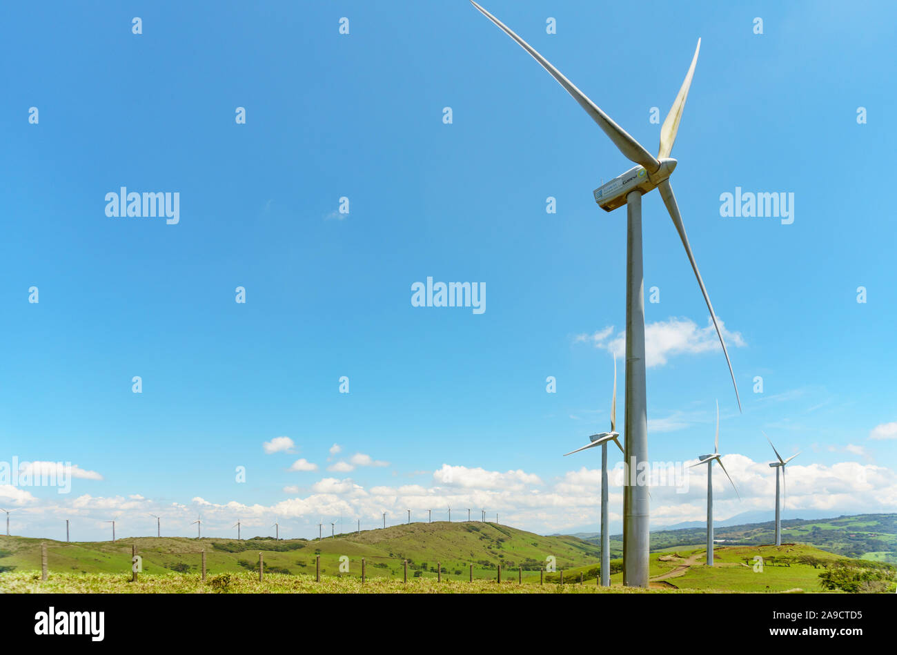 Wind turbines, wind tower Stock Photo - Alamy