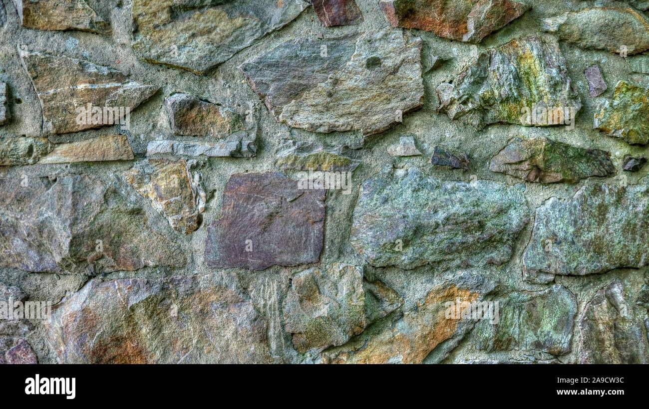 Dry-stone wall, close-up Stock Photo - Alamy