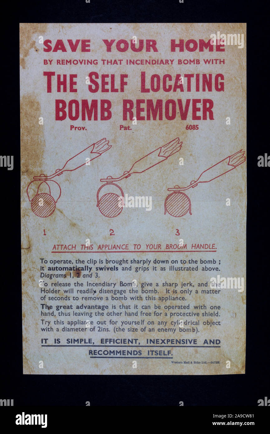Incendiary bomb blitz hi-res stock photography and images - Alamy