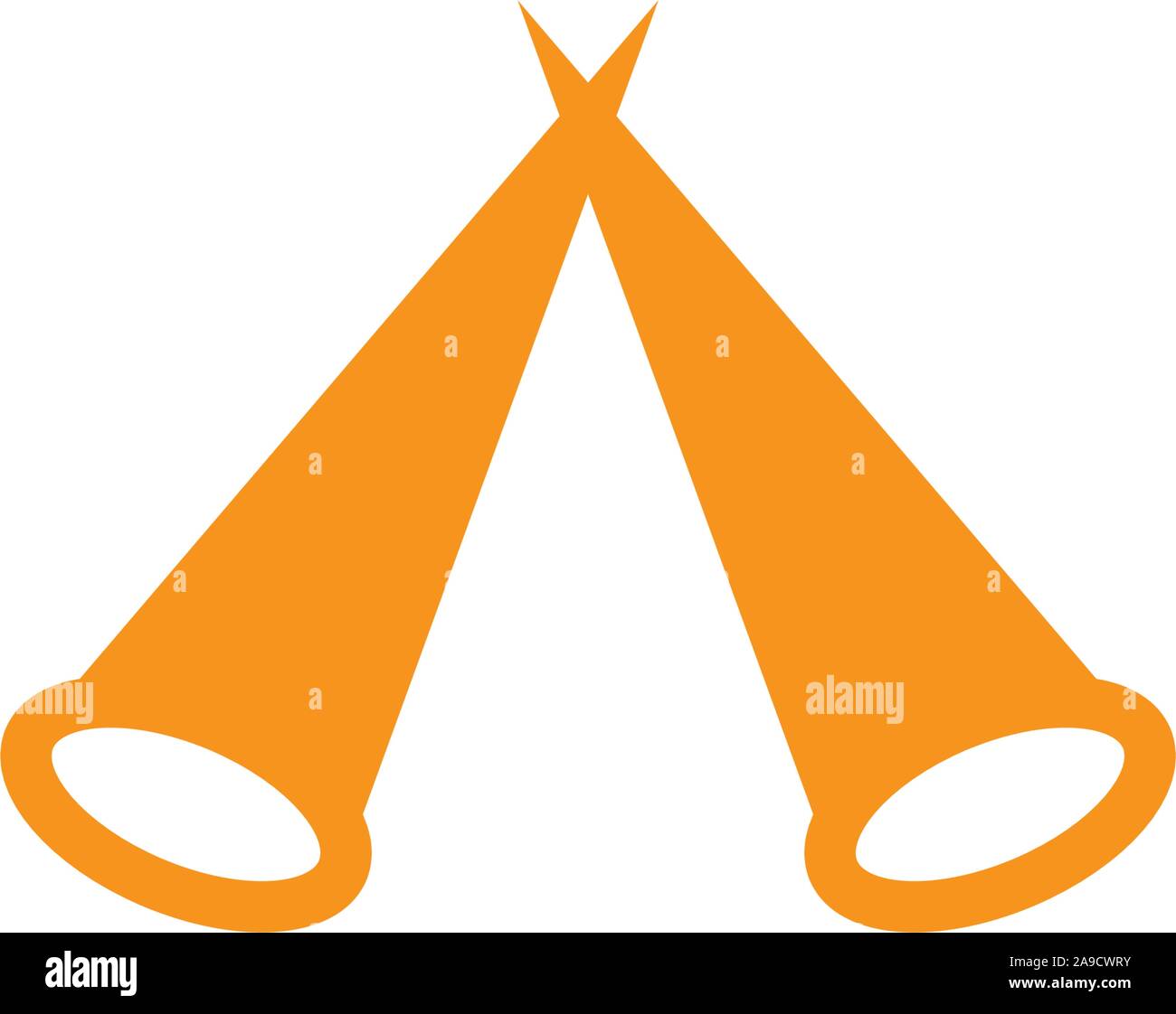 spotlights energy electricity light yellow line style vector ...