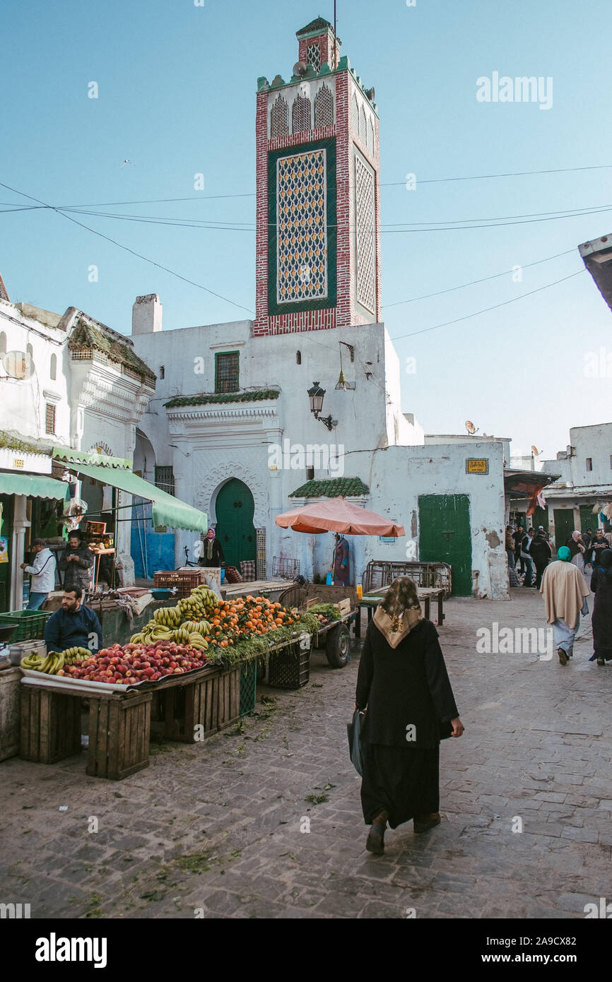 In the streets of the old town of Tetouan Stock Photo - Alamy