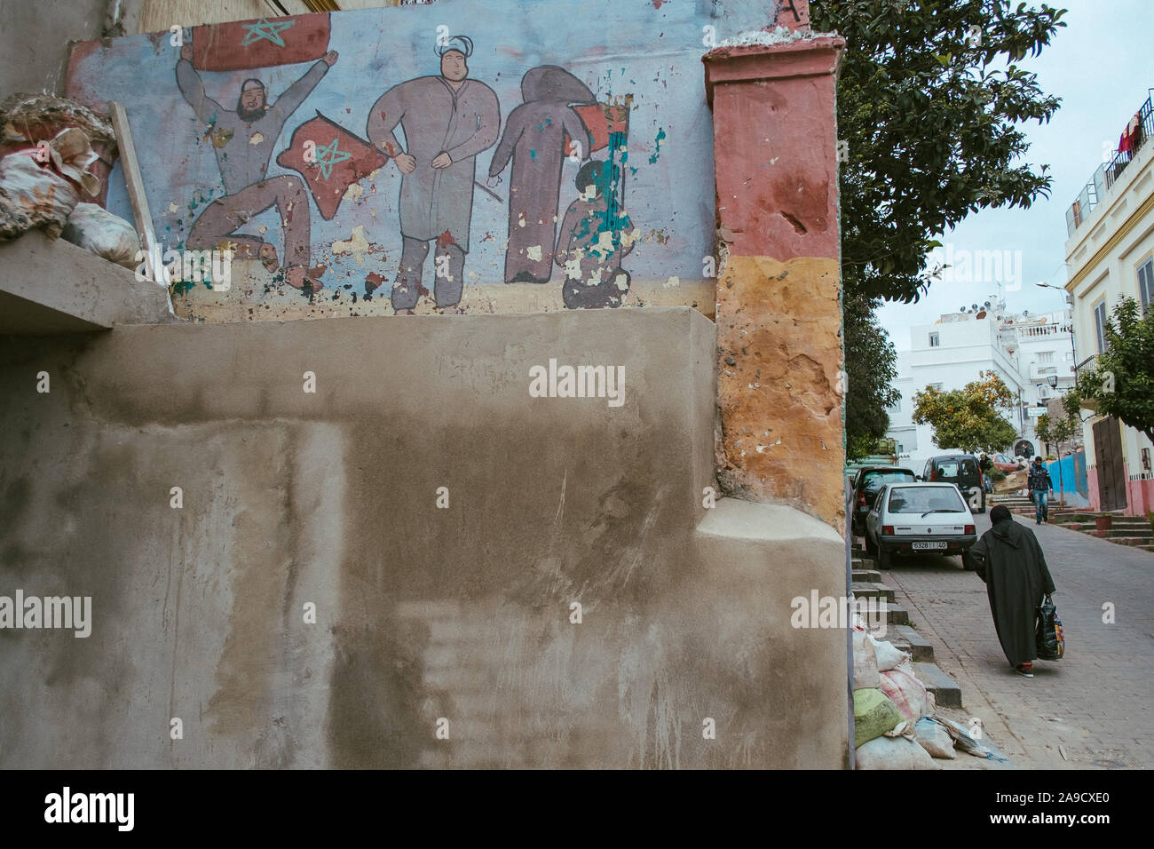 Graffiti in the streets of Tangier, Morocco Stock Photo - Alamy