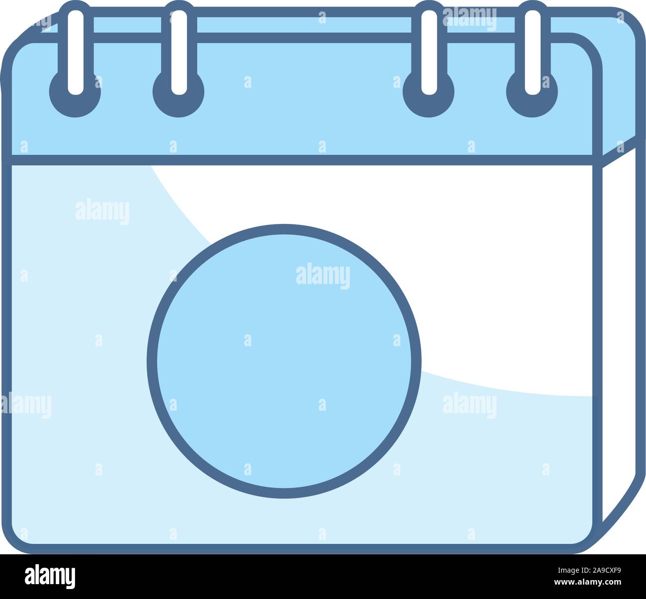 calendar school education learning line and fill vector illustration ...