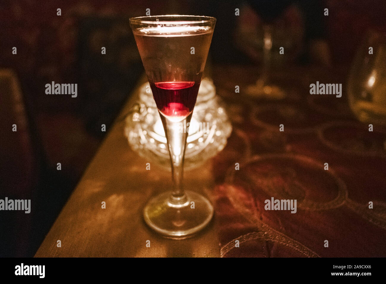 Cocktail bar in Krakow, Poland Stock Photo - Alamy