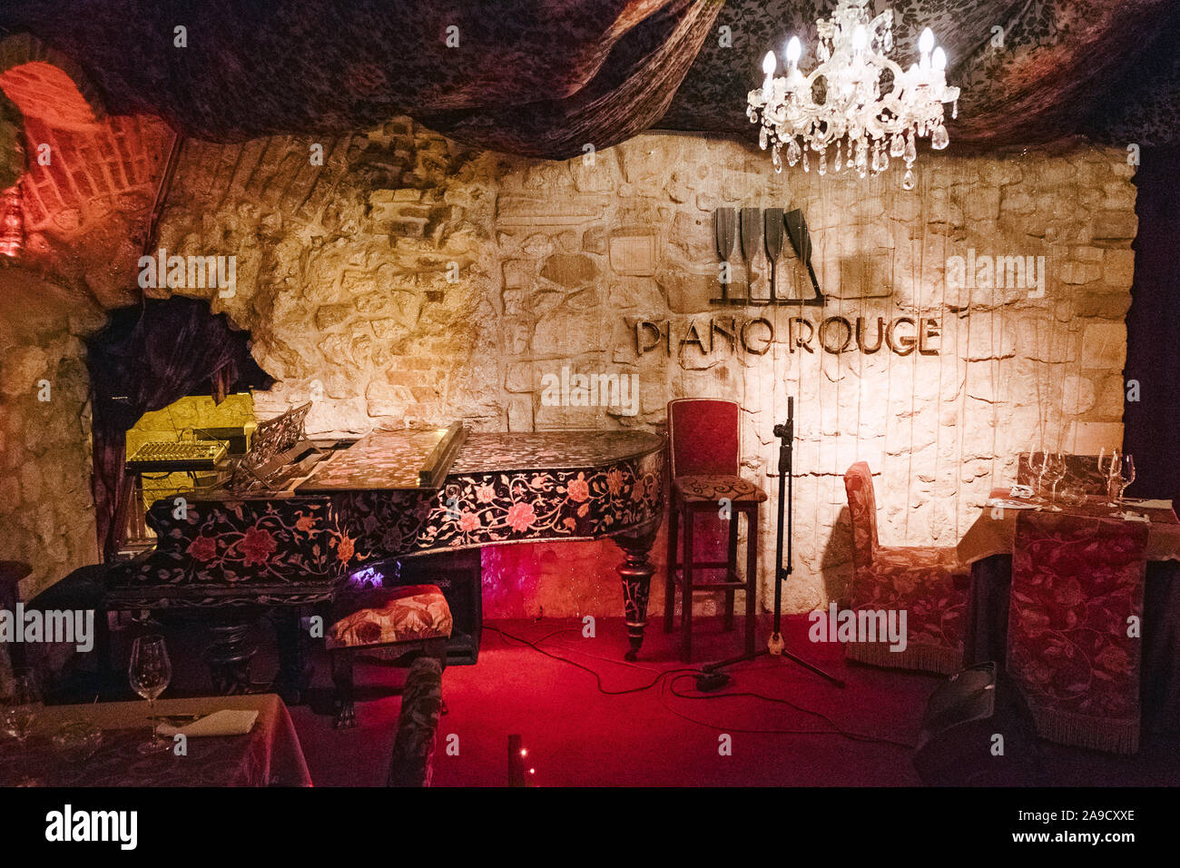 Cocktail bar in Krakow, Poland Stock Photo - Alamy