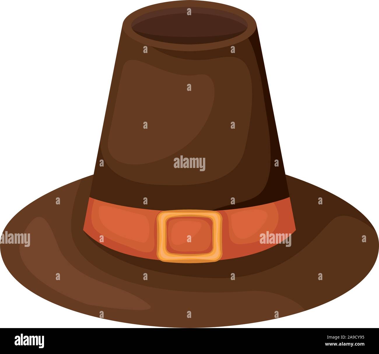 Happy thanksgiving hat vector design Stock Vector Image & Art - Alamy