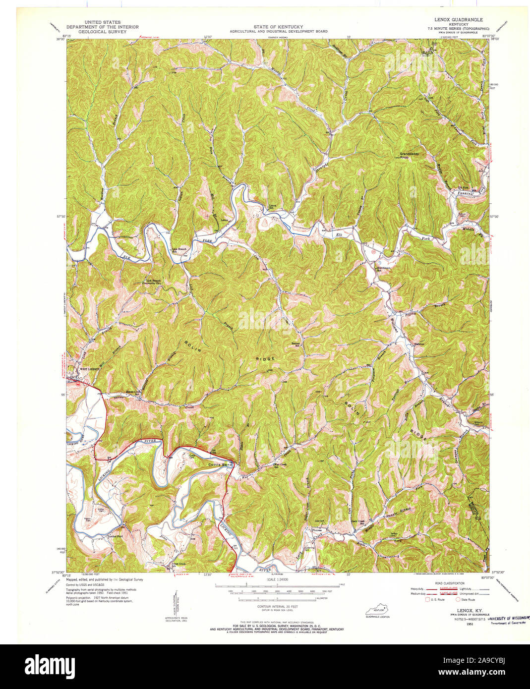 Map of lenox hi-res stock photography and images - Alamy