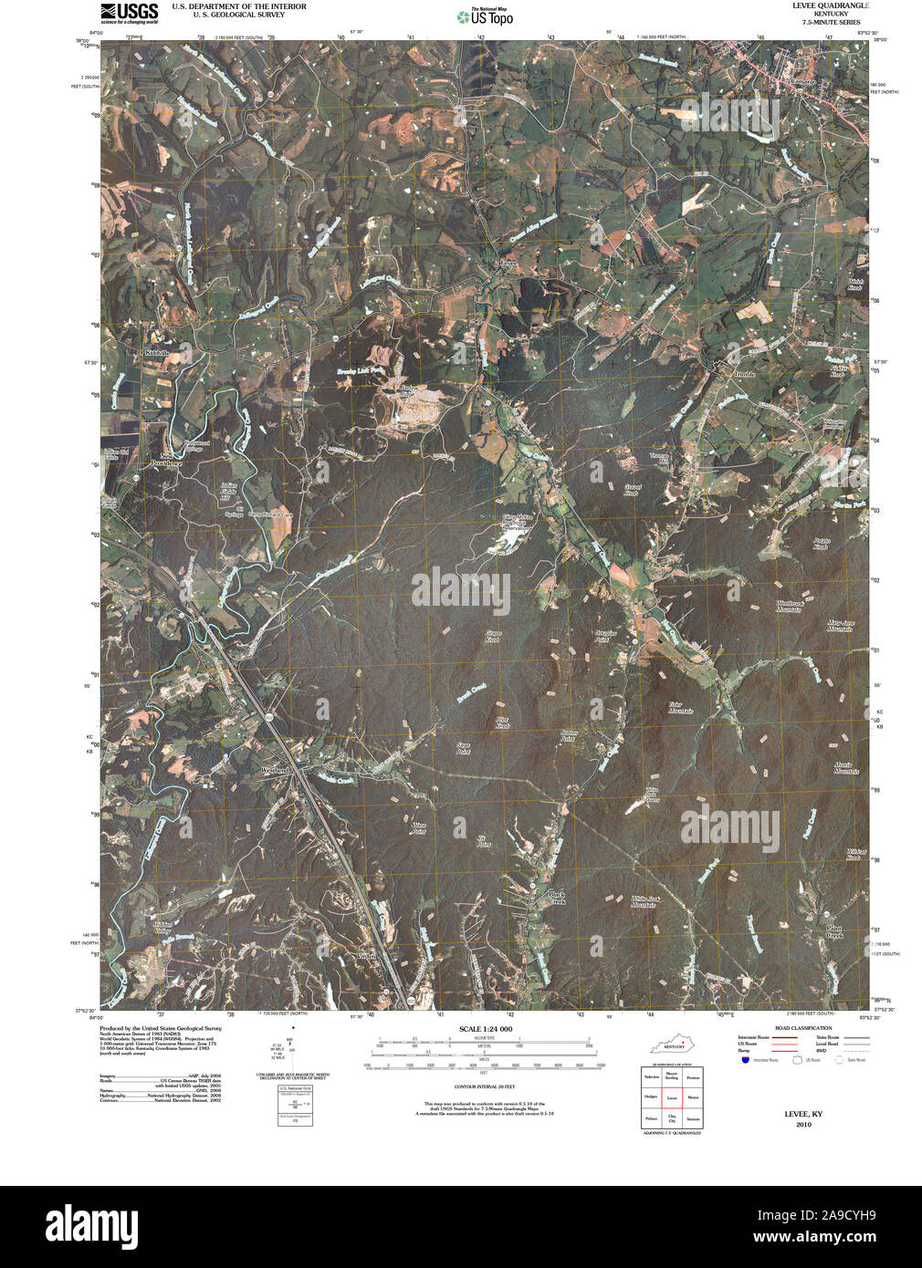 Levee Cut Out Stock Images & Pictures - Alamy