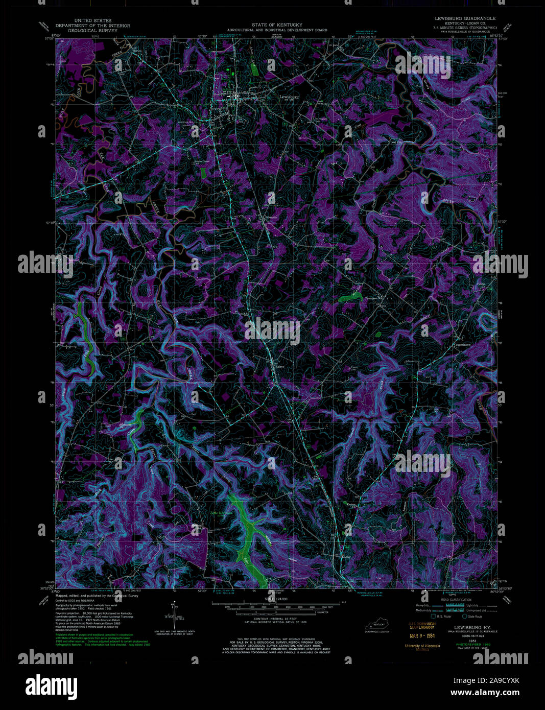 Lewisburg Map High Resolution Stock Photography and Images - Alamy