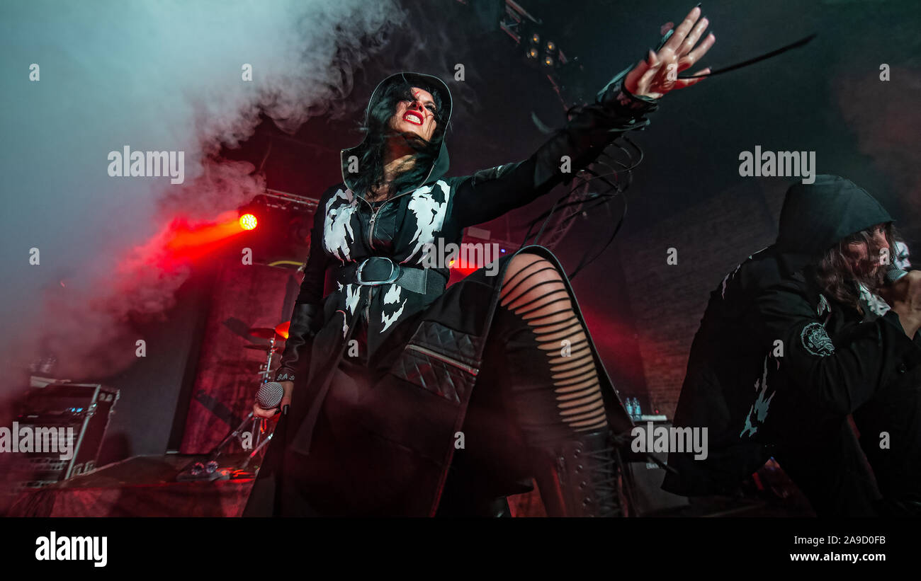 Glasgow, Scotland,UK 13th November 2019 - Italian EMO rockers Lacuna ...