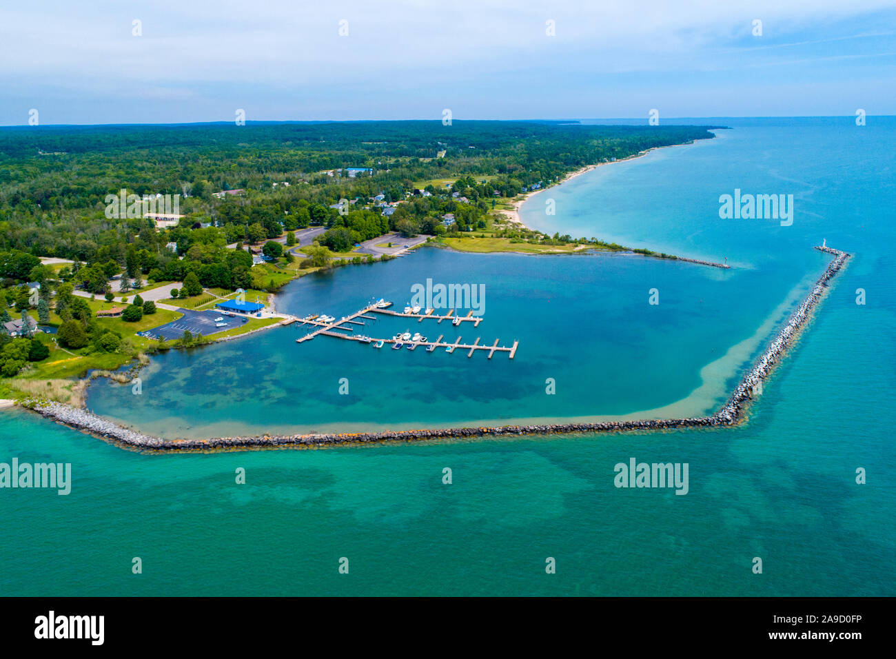 Harrisville michigan harbor hi-res stock photography and images - Alamy