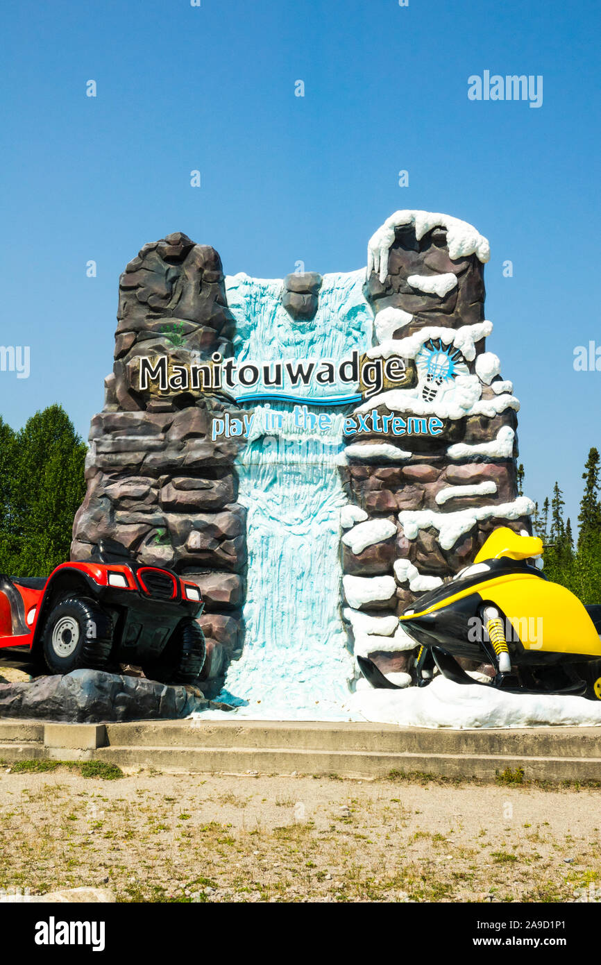 Manitouwadge, the “Friendly Community” located on Highway 614, 50 km ...