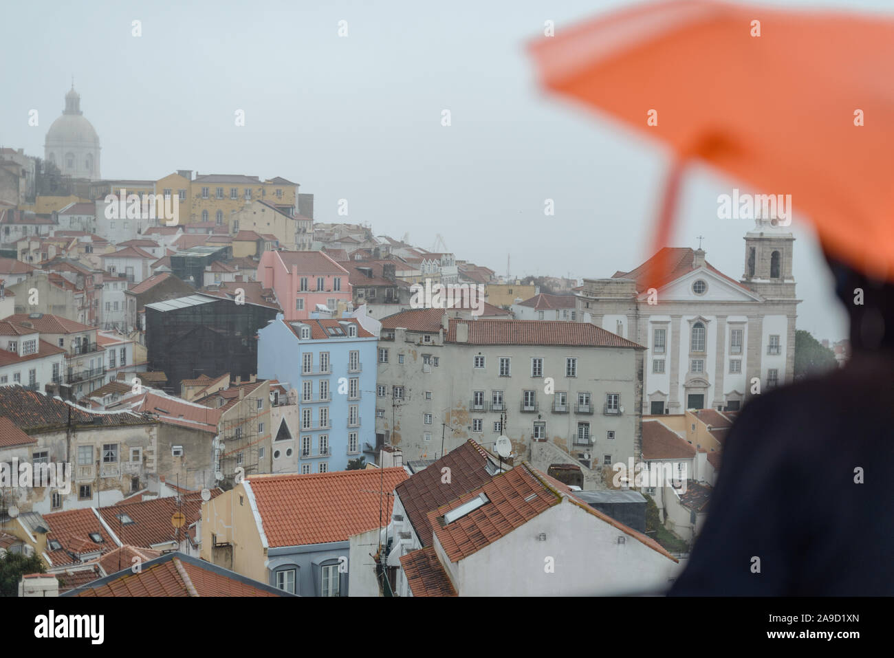 On the way in Lisbon Stock Photo - Alamy