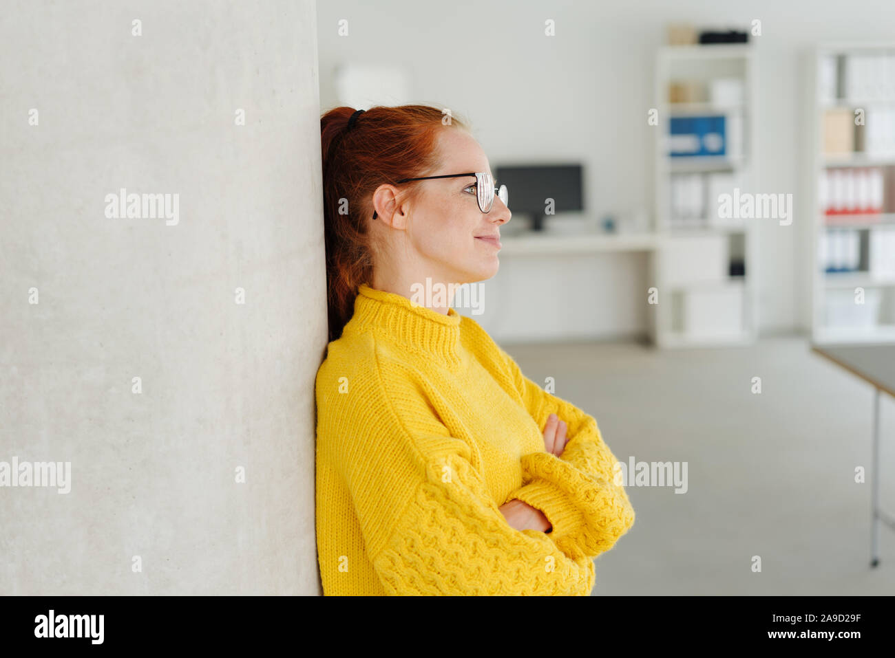 Wistful smile hi-res stock photography and images - Alamy