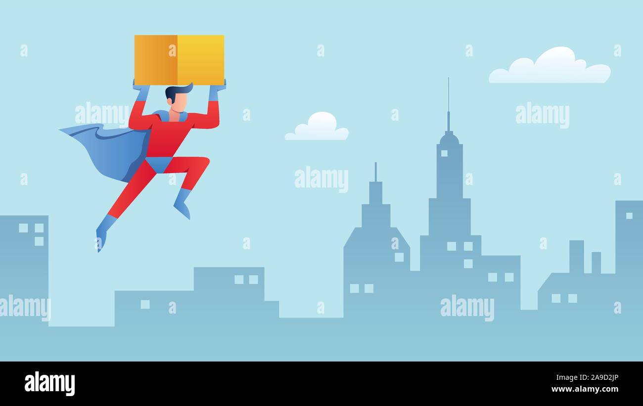 Delivery man parcel bringing hi-res stock photography and images - Alamy