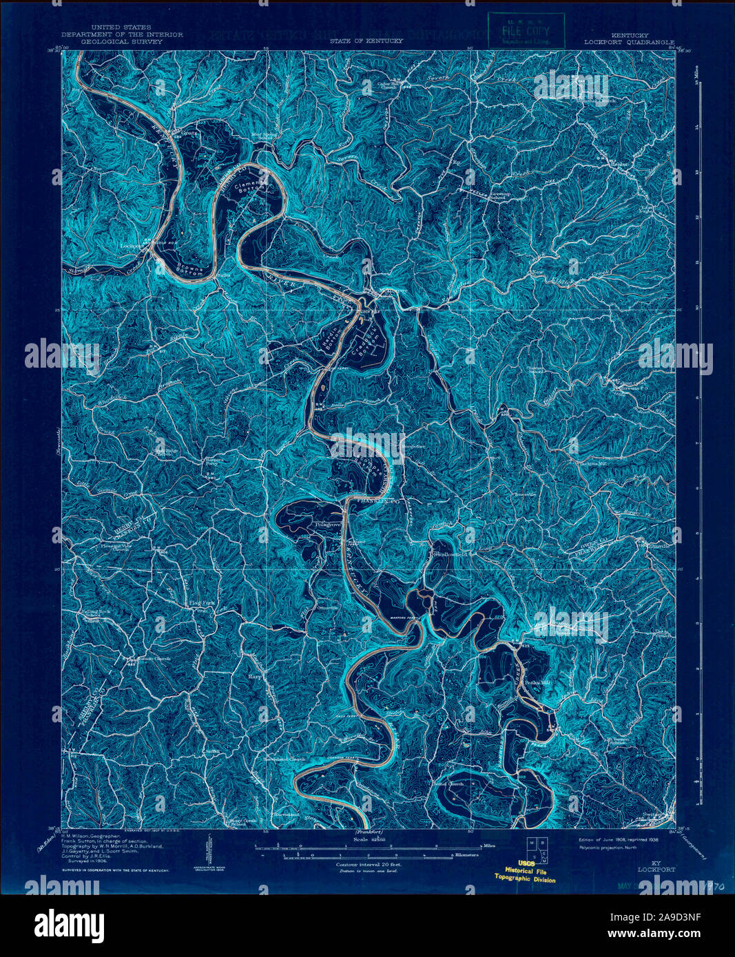 Map of lockport hi-res stock photography and images - Alamy