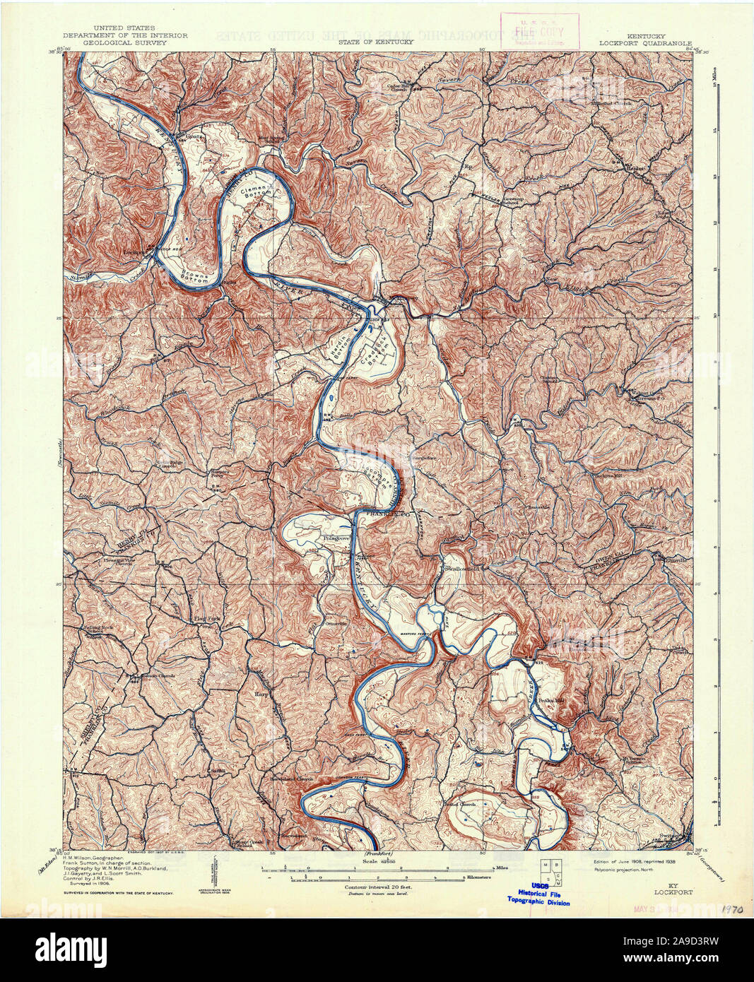 Map of lockport hi-res stock photography and images - Alamy
